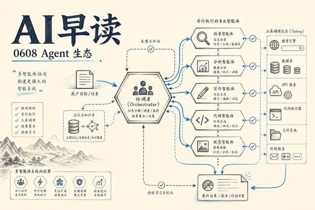 【AI早读 0608】Agent 生态加速成熟，多智能体与平台战并进 | VerySmallWoods