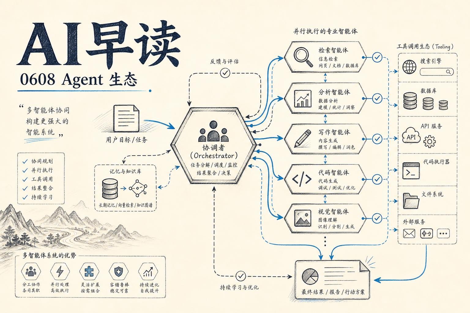 【AI早读 0608】Agent 生态加速成熟，多智能体与平台战并进 | VerySmallWoods